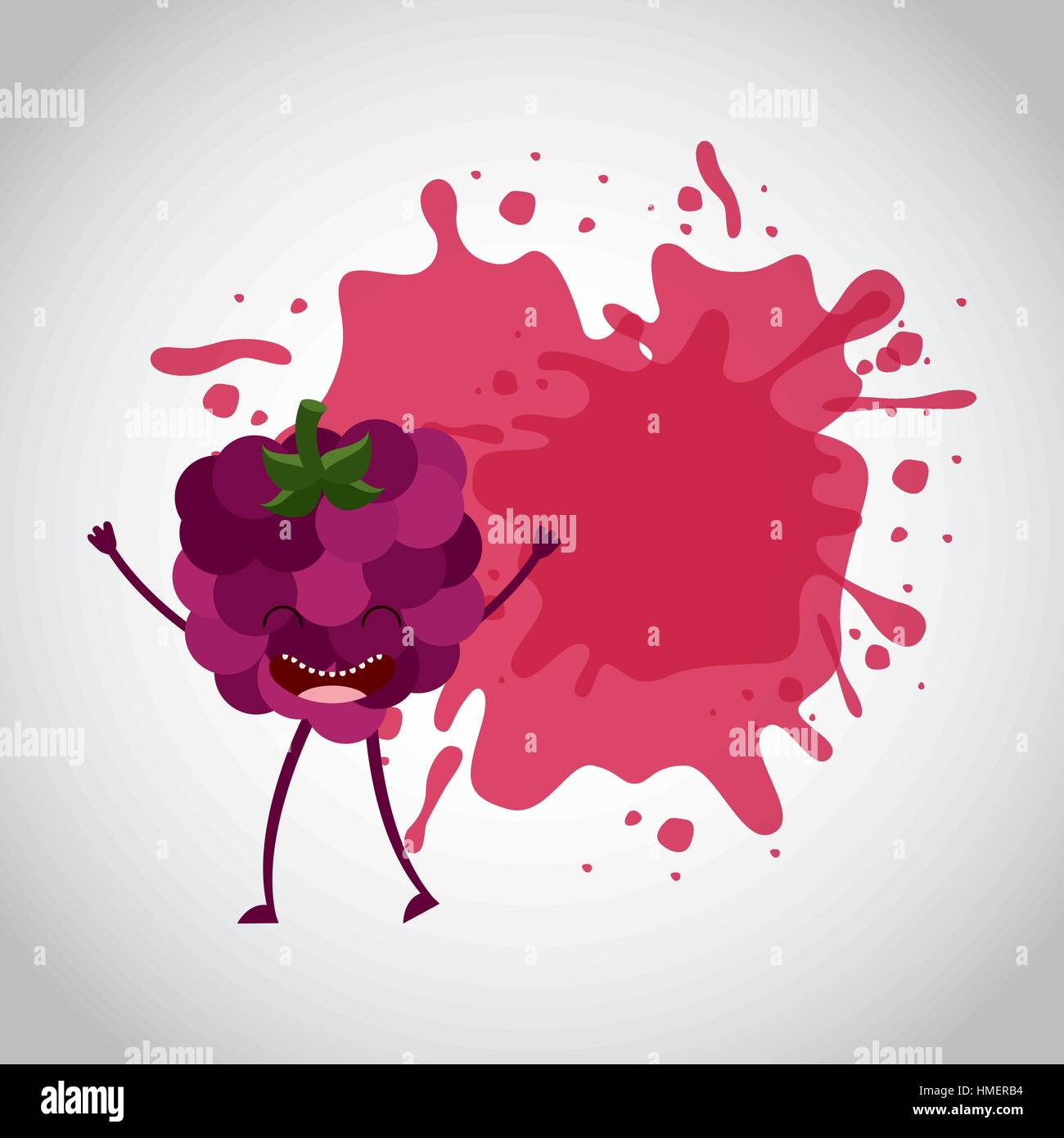 fresh fruit comic character vector illustration design Stock Vector ...