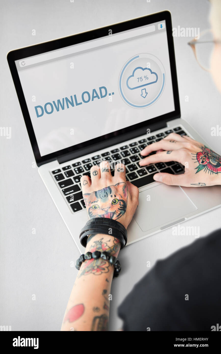 Download Data Information Transfer Computer Concept Stock Photo - Alamy