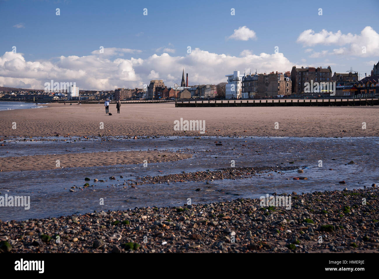 Portobello Beach in Edinburgh Stock Photo - Alamy