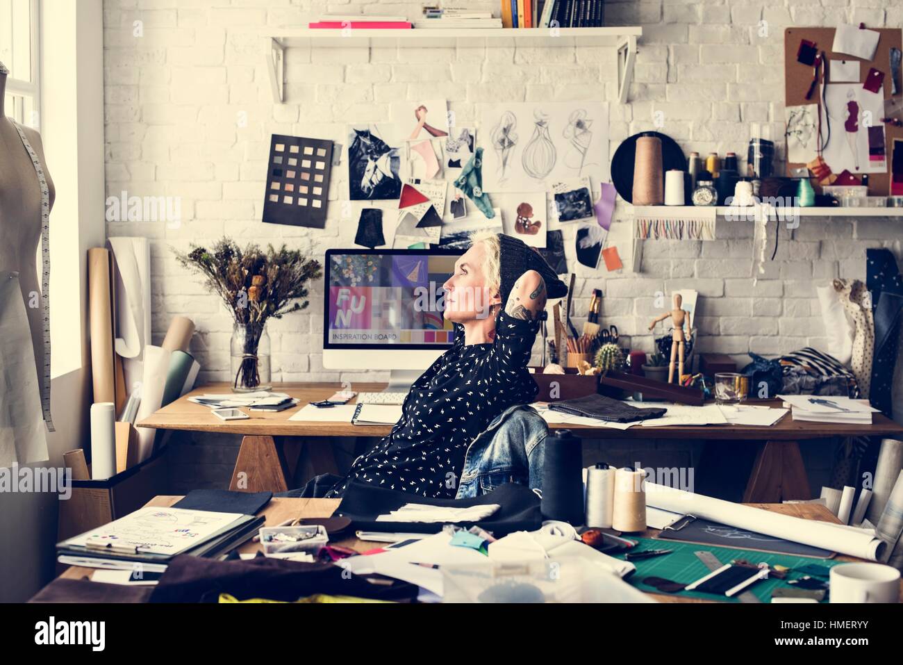 Creative Design Dress Fashion Trend Stylish Concept Stock Photo - Alamy