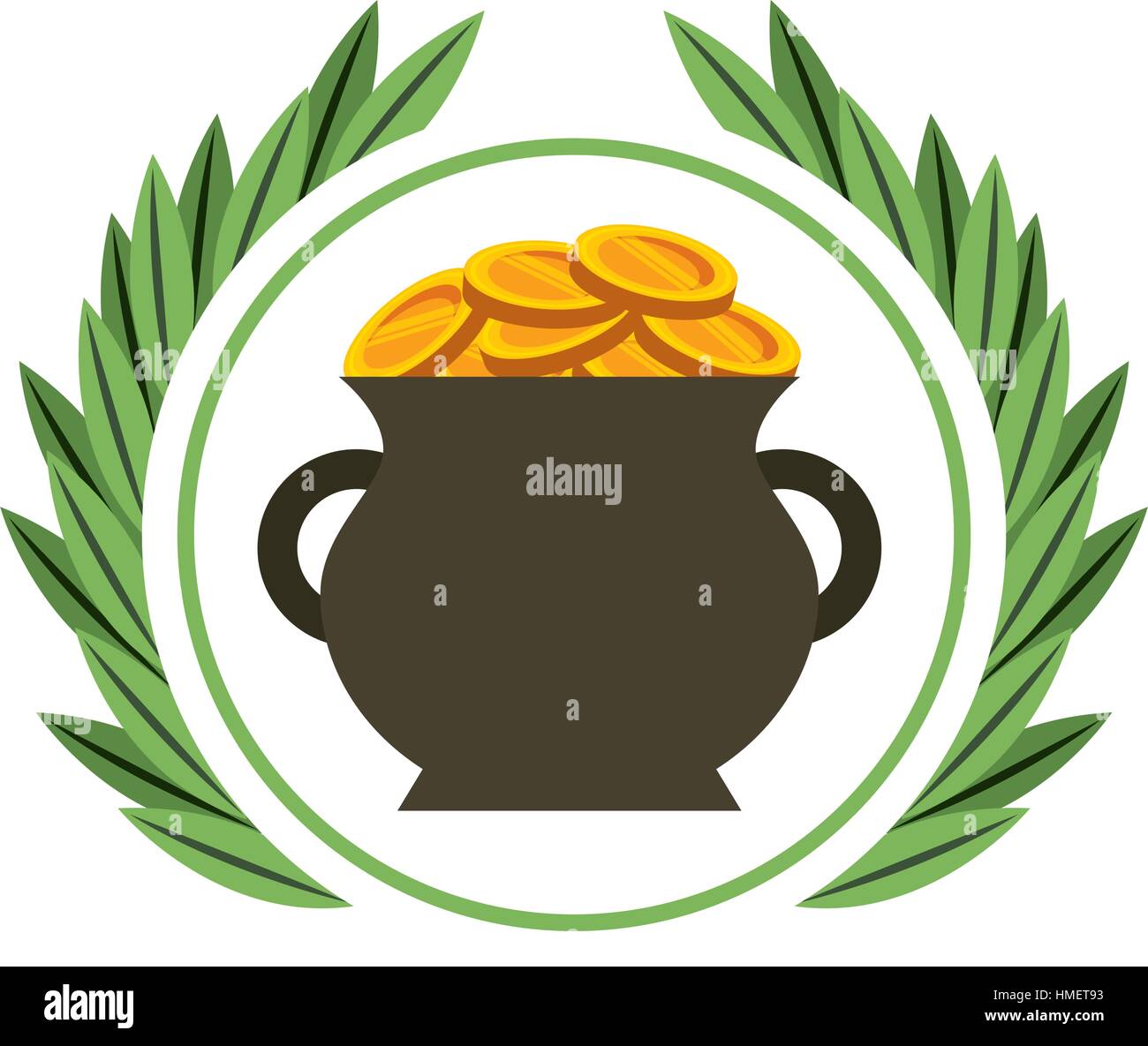 Broken jar and object Stock Vector Images - Alamy