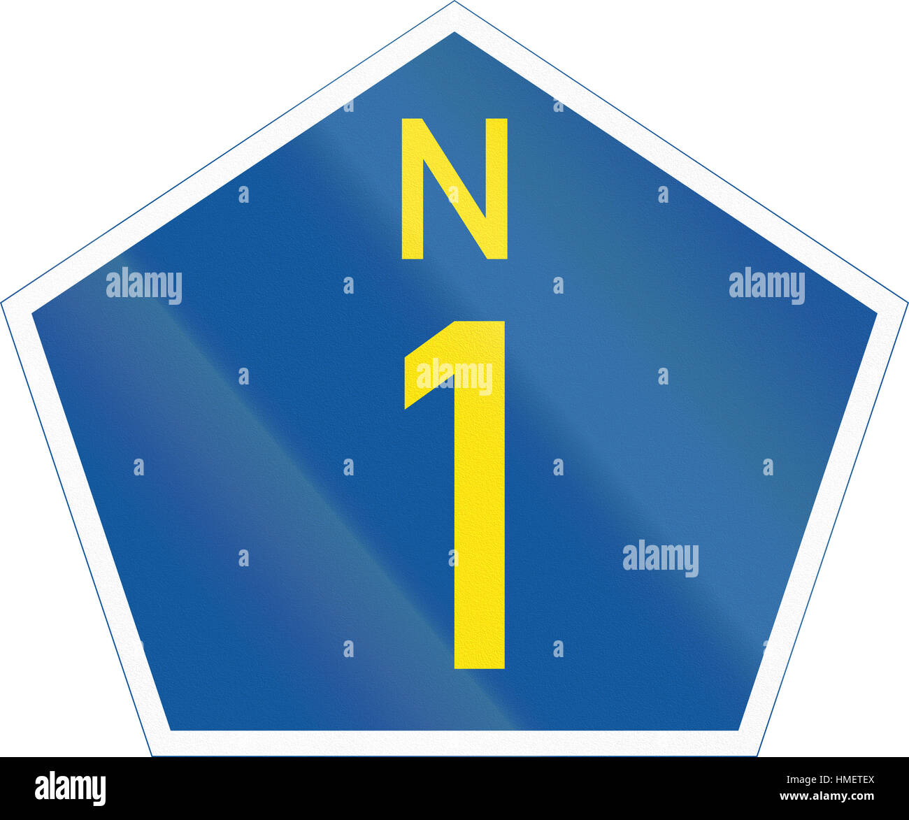 N1 road sign hi-res stock photography and images - Alamy