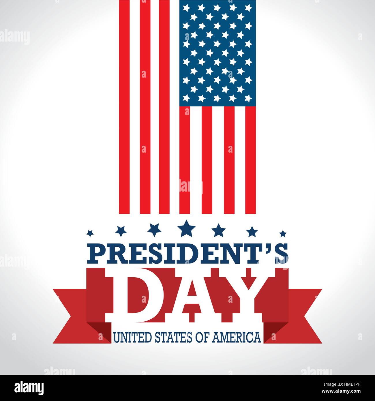 happy presidents day poster vector illustration design Stock Vector ...