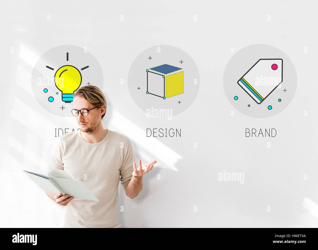 New Product Brand Design Ideas Imagination Draft Concept Stock Photo ...