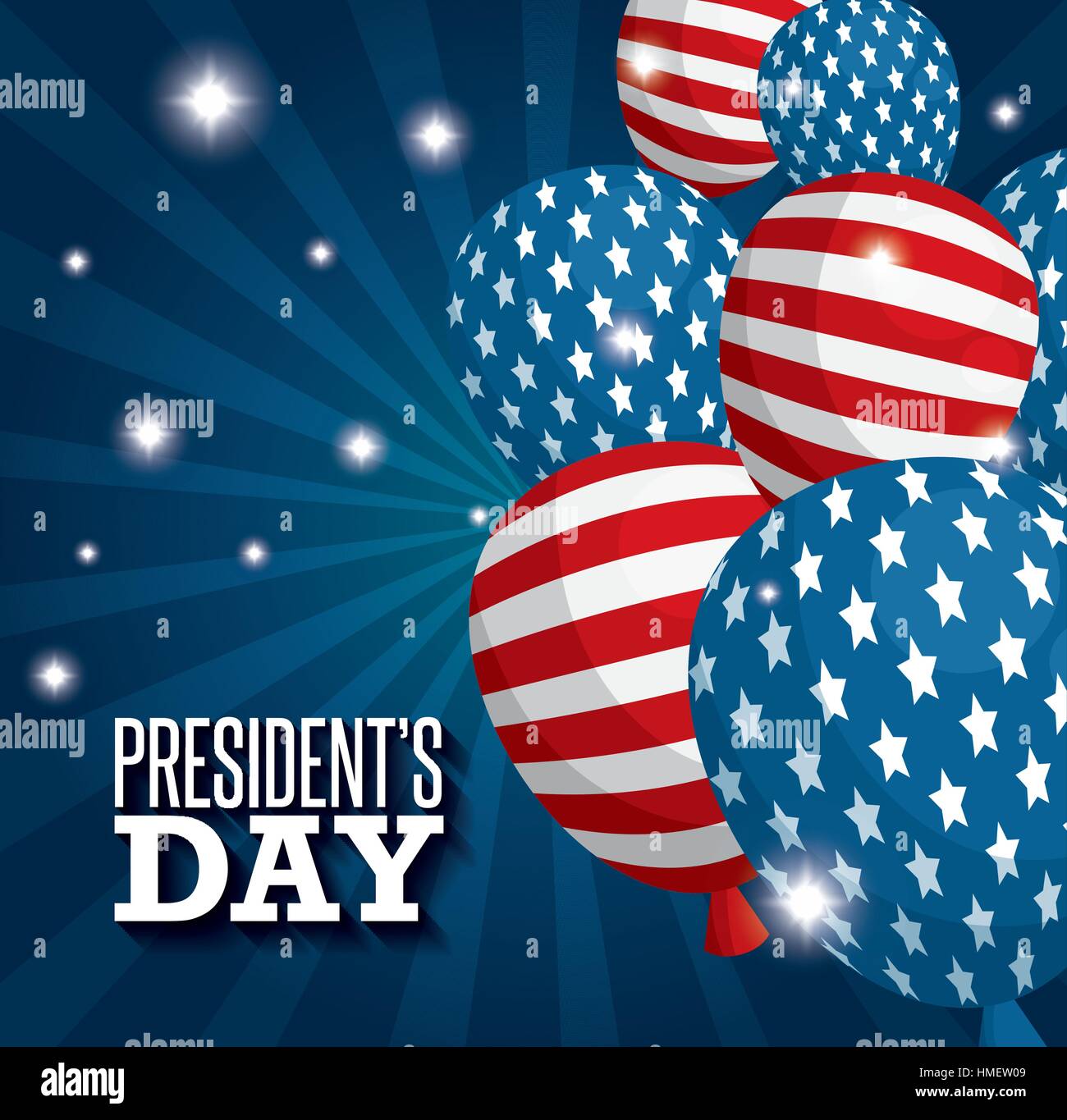 happy presidents day poster vector illustration design Stock Vector ...