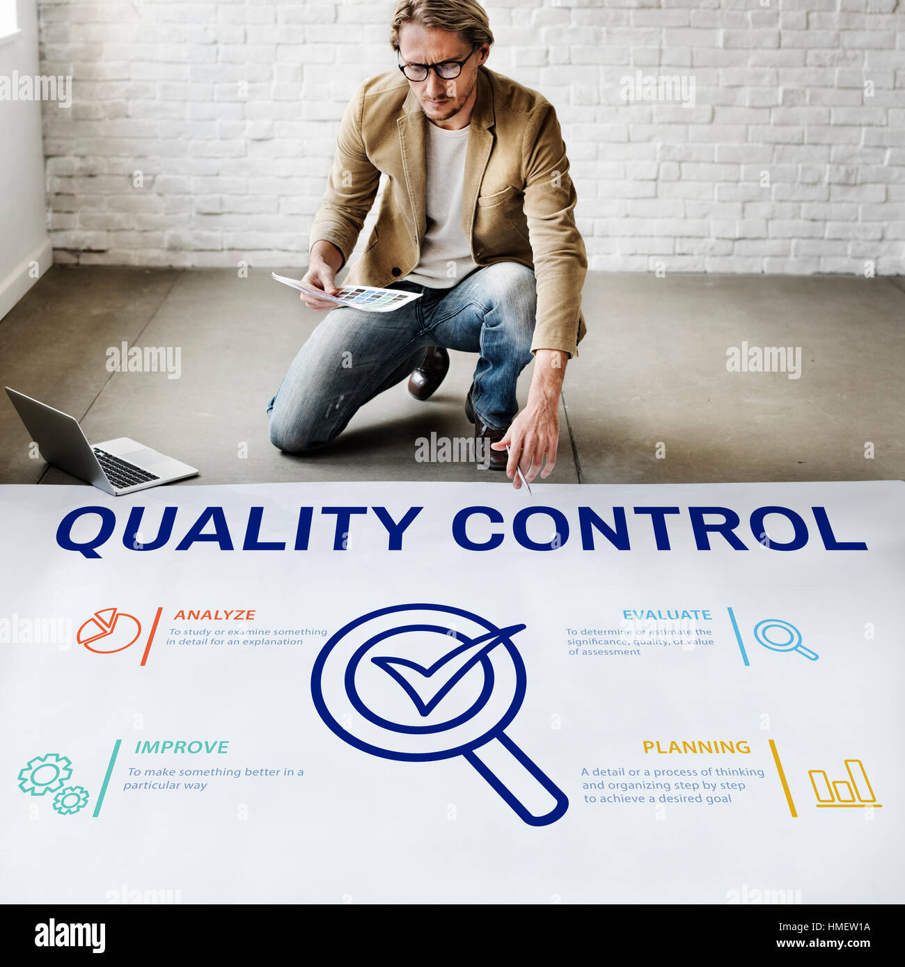 Quality Control Check Product Concept Stock Photo - Alamy