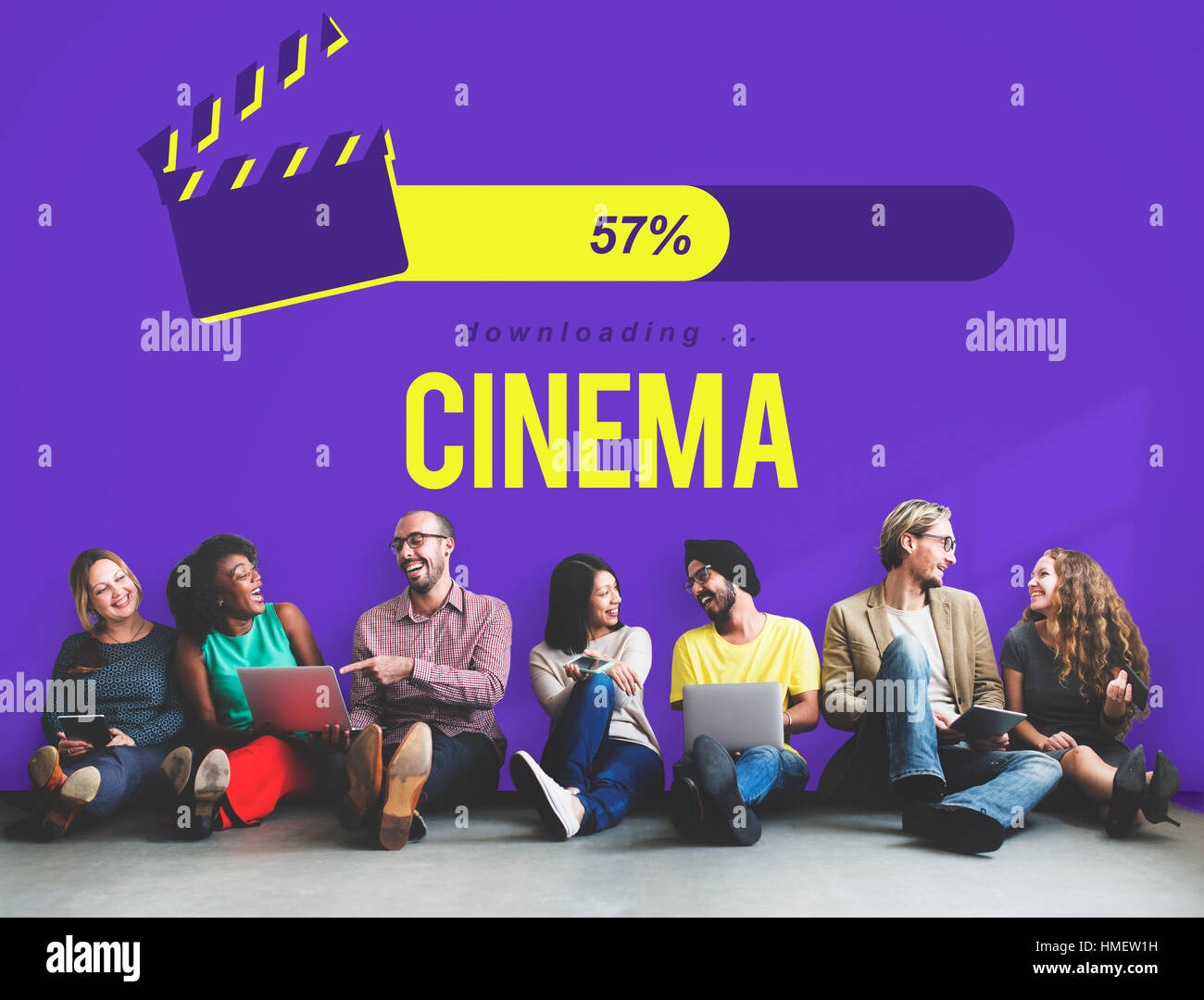 Entertainment Multimedia Theatre Movies Concept Stock Photo - Alamy
