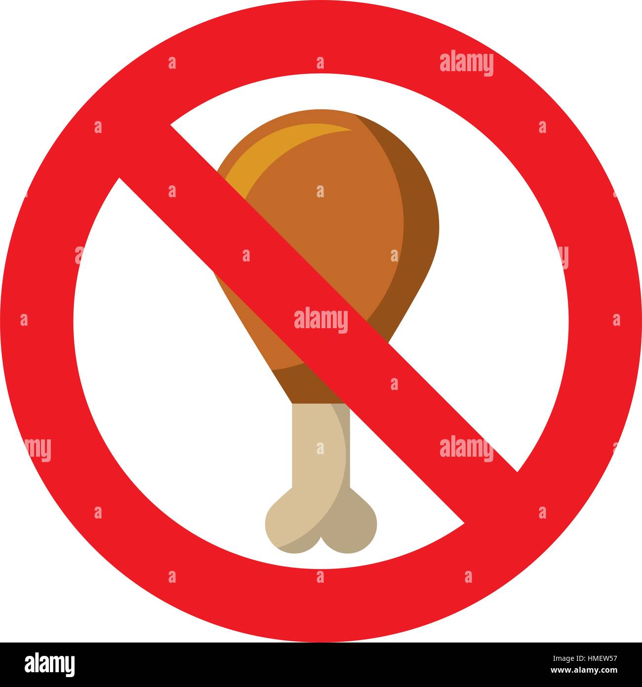 Forbidden fast food sign vector illustration design Stock Vector Image ...