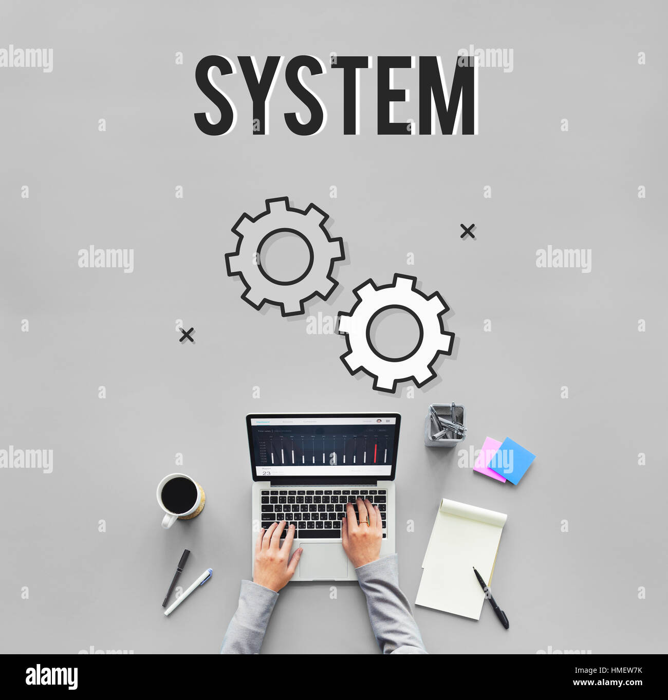 Configuration Setup System Concept Stock Photo - Alamy
