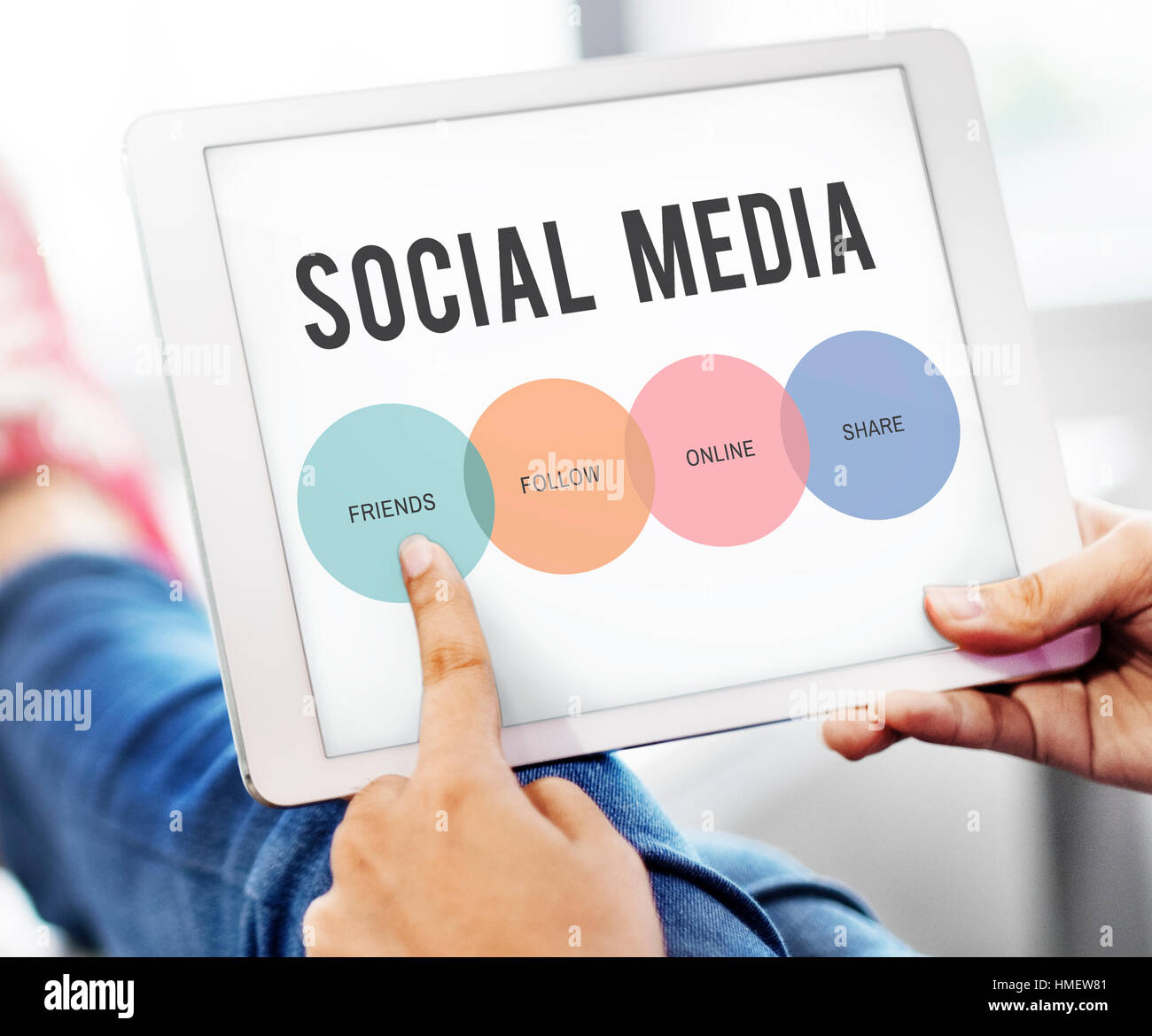 Social Media Words Online Concept Stock Photo - Alamy