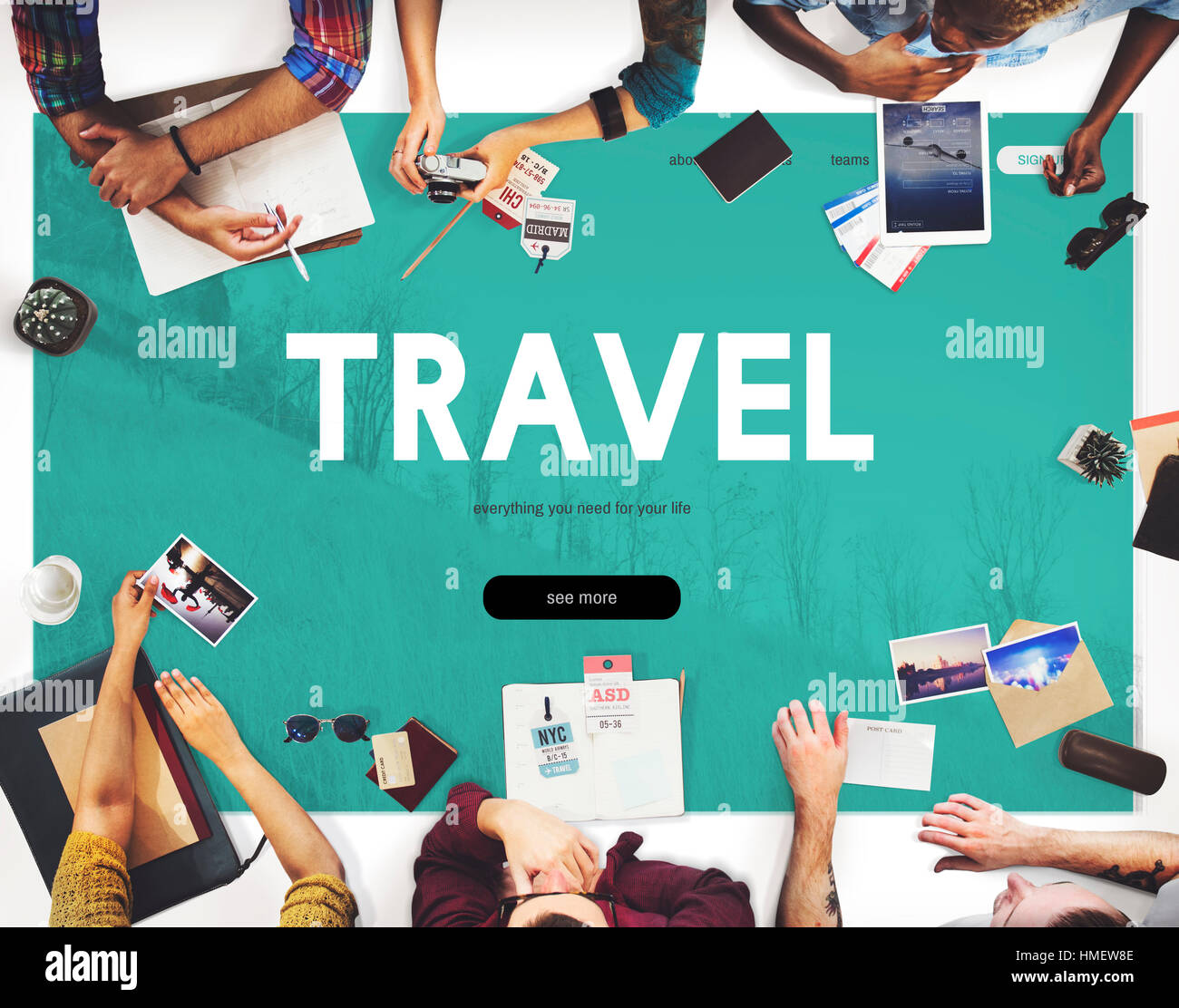 Adventure Destination Holiday Journey Tour Vacation Explore Trip Stock ...