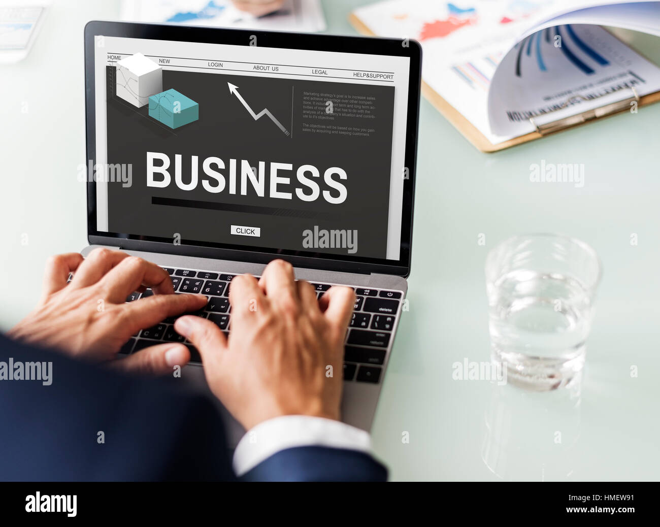 Business Trading Strategy Development Concept Stock Photo - Alamy