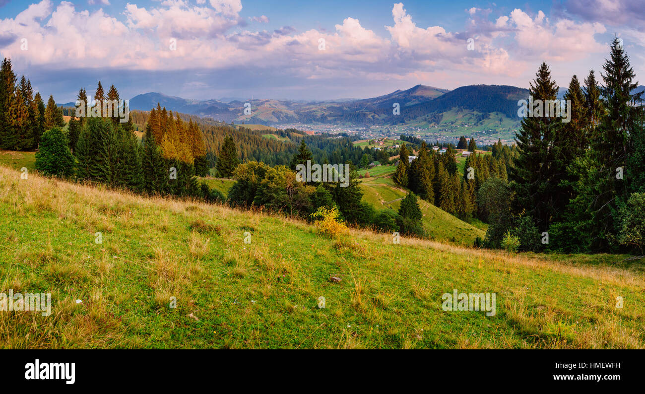 Colorful summer landscape mountain hi-res stock photography and images ...