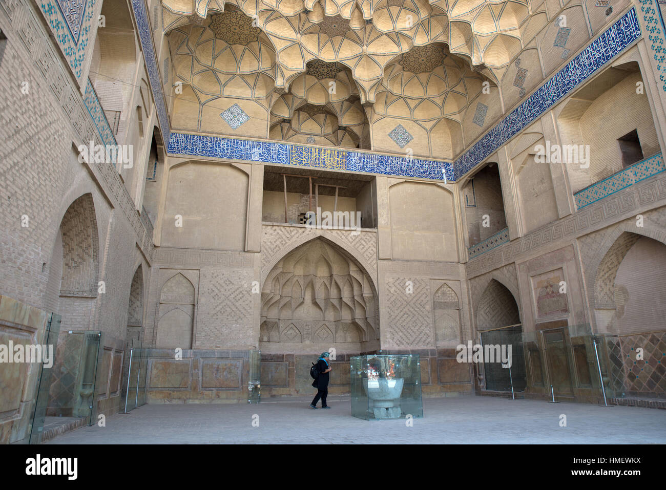 Interior of east iwan , Friday Mosque, Isfahan, Iran Stock Photo - Alamy