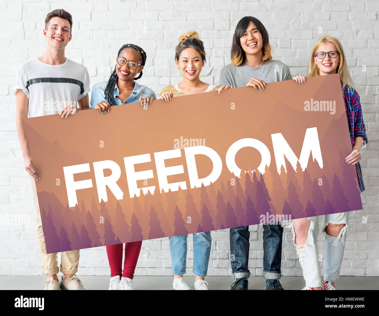Freedom Courage Inspiration Passion Concept Stock Photo - Alamy