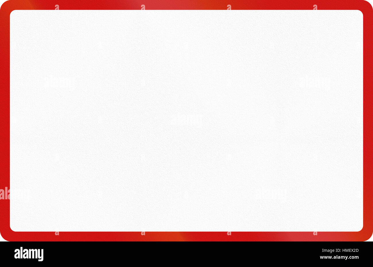 Blank Temporary Additional Plate in South Africa - This plate is placed ...
