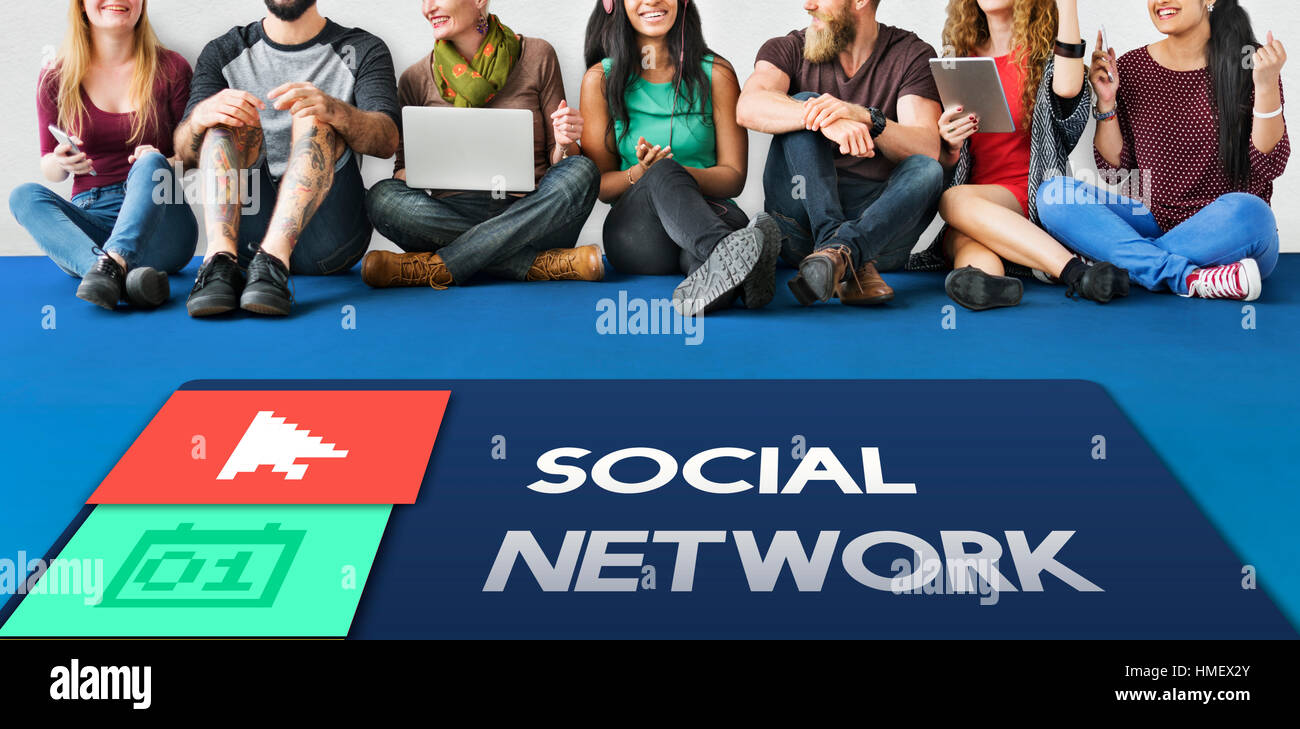 Browser Social Network Online Concept Stock Photo - Alamy