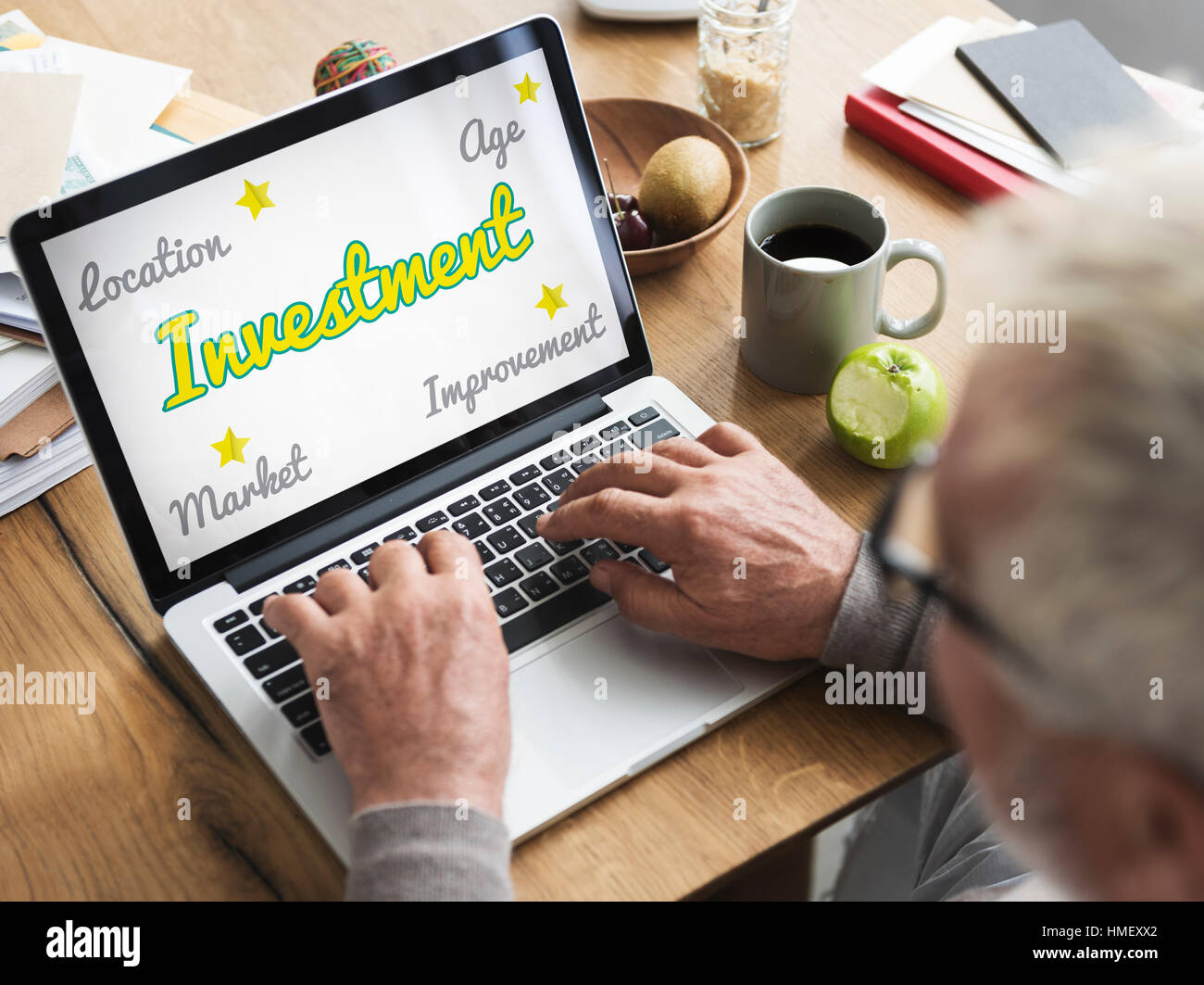 Real Estate Fancy Font Concept Stock Photo - Alamy