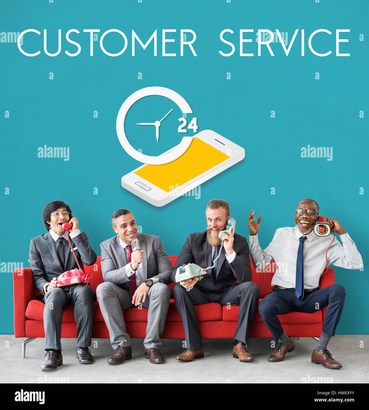 Customer Service Contact Us Support Information Concept Stock Photo - Alamy