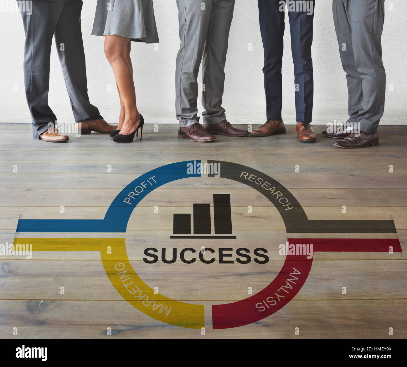 Success Diagram Processes Circle Concept Stock Photo - Alamy