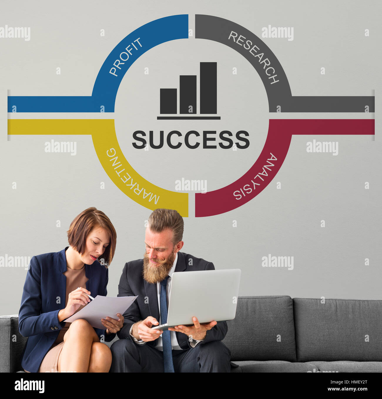 Success Diagram Processes Circle Concept Stock Photo - Alamy