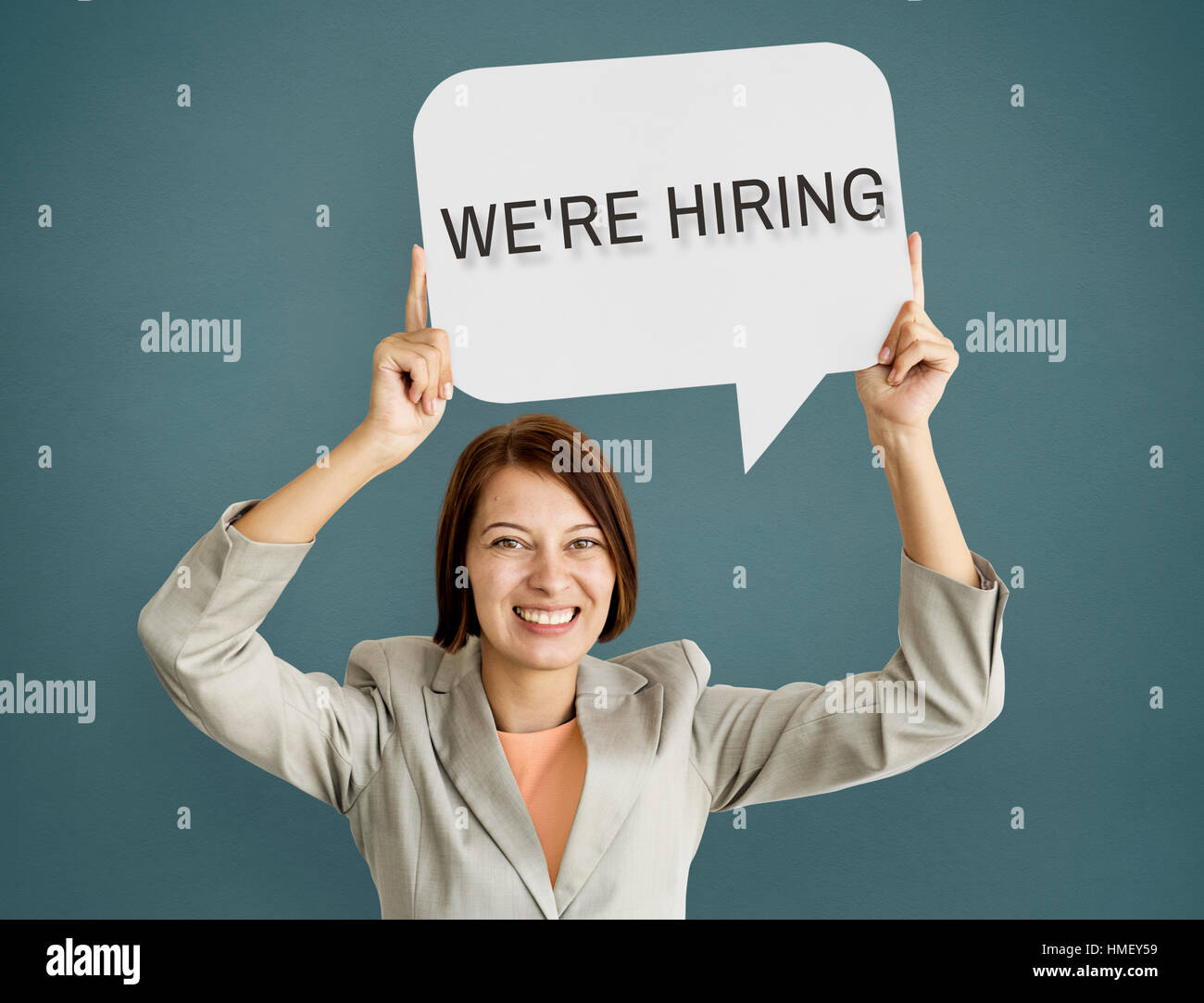 Hiring Career Employment Human Resources Concept Stock Photo - Alamy