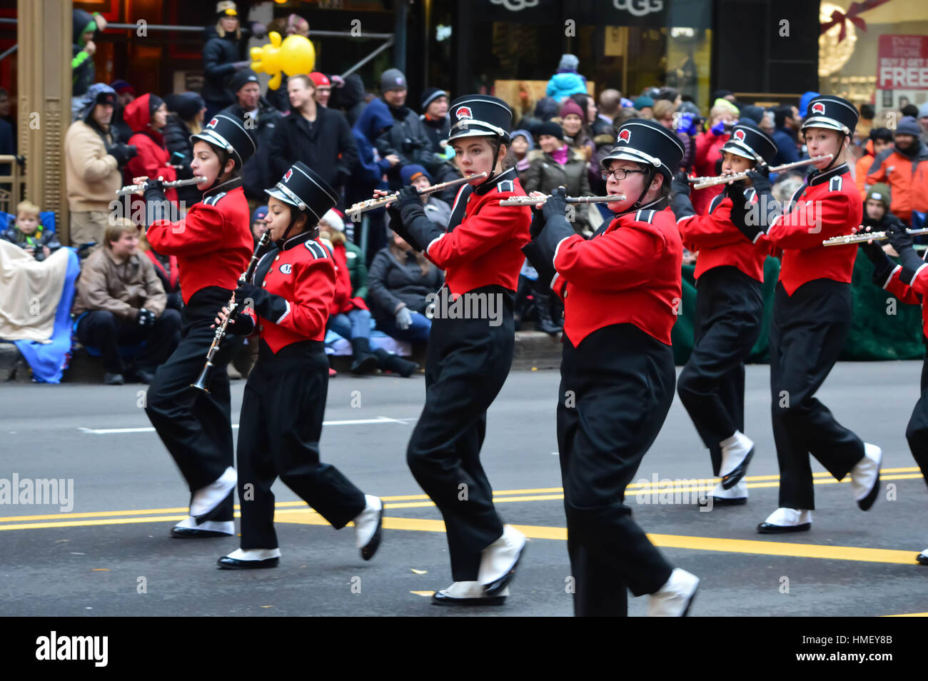 Chicago, Illinois - USA - November 24, 2016: Abilene High School Band ...