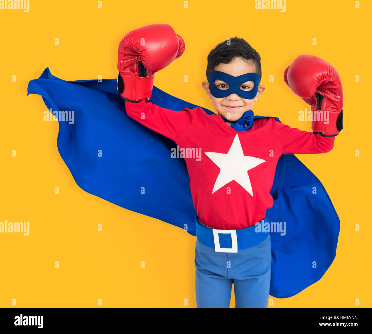Boy Superhero Brave Child Gutsy Kid Concept Stock Photo - Alamy