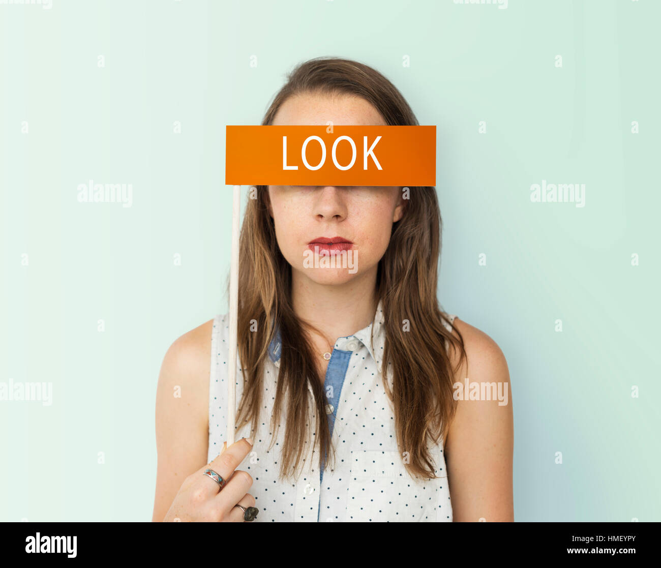 Look View Eye Word Concept Stock Photo - Alamy