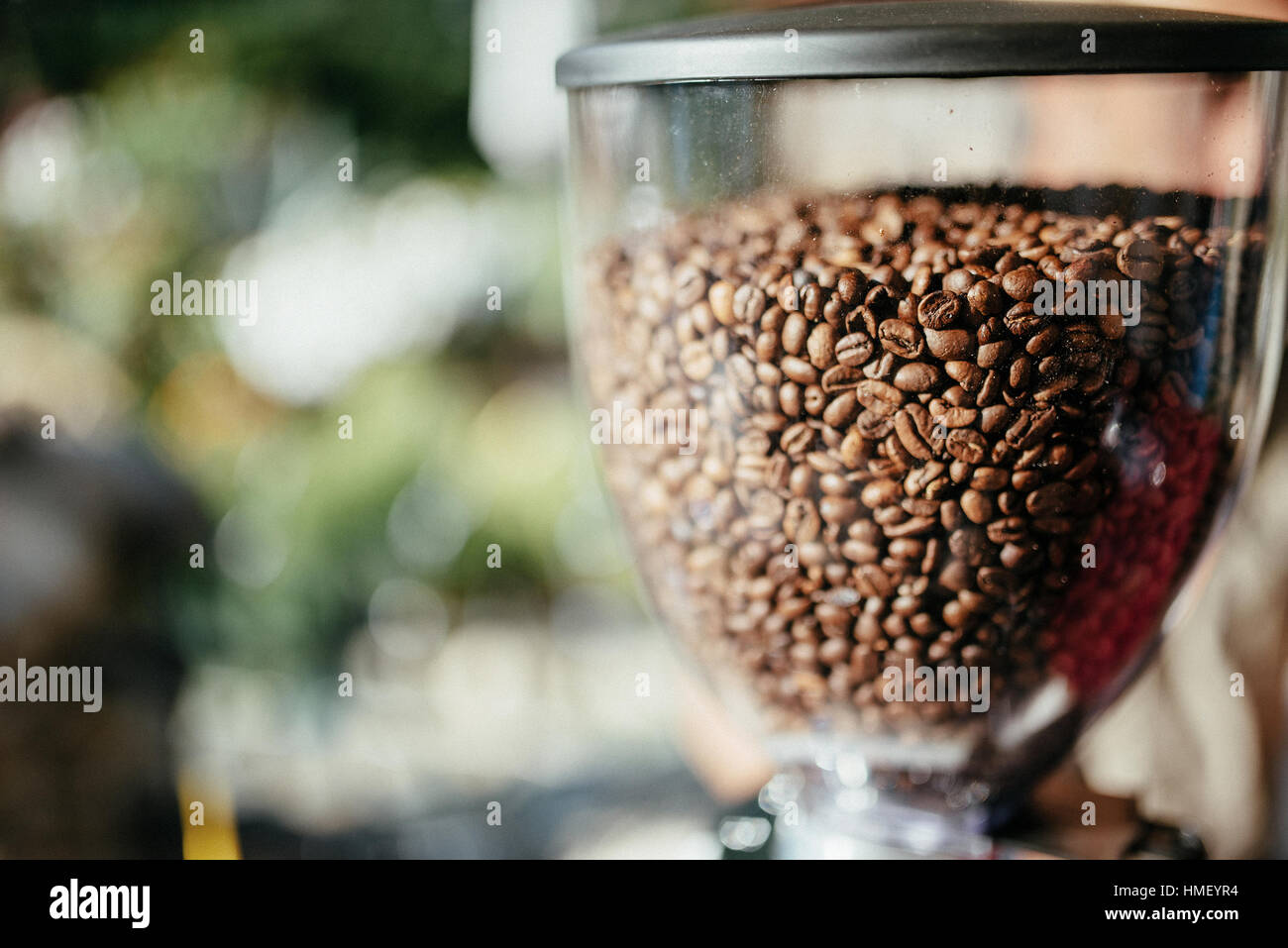 fragrant grain coffee machine outdoors Stock Photo - Alamy