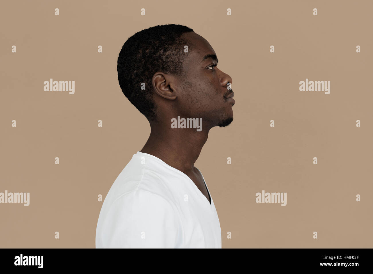 African Male Serious Look Concept Stock Photo - Alamy