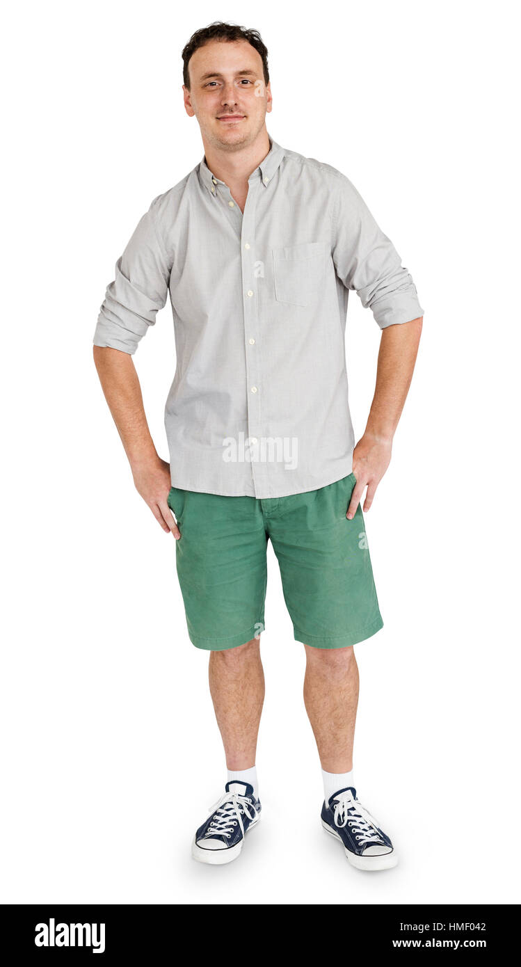 Man Studio Shoot Full Body Concept Stock Photo - Alamy
