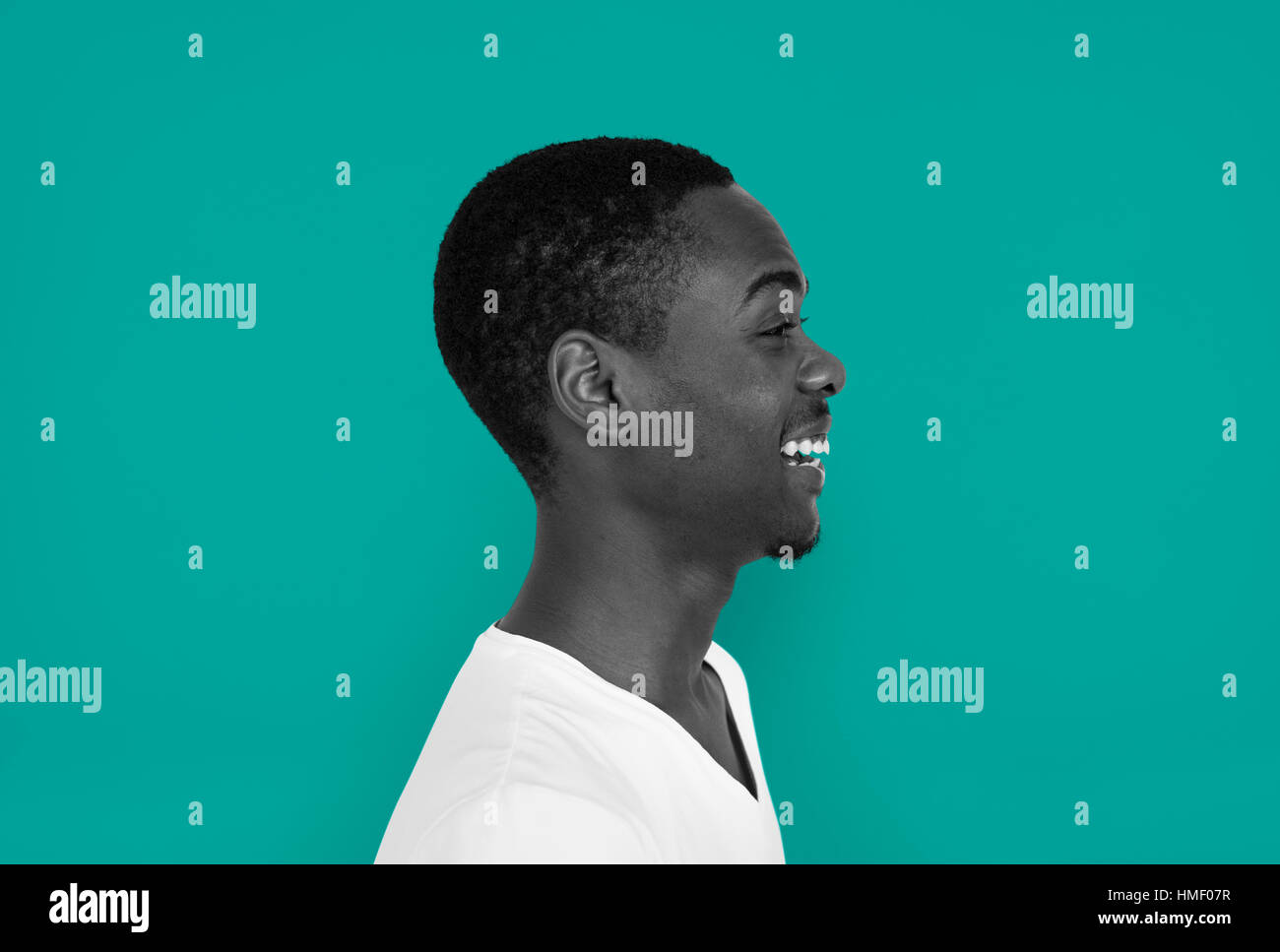 African Male Side Shoot Concept Stock Photo - Alamy