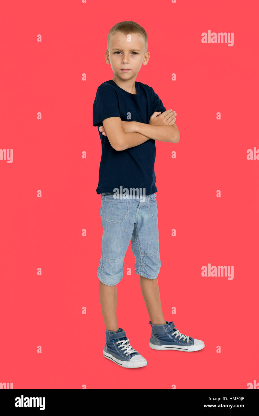 Little Boy Confidence Self Esteem Portrait Concept Stock Photo - Alamy