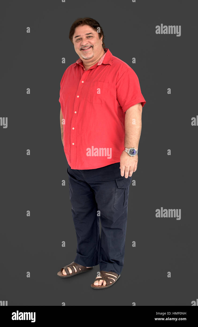 People Man Full Body Studio Shoot Concept Stock Photo - Alamy