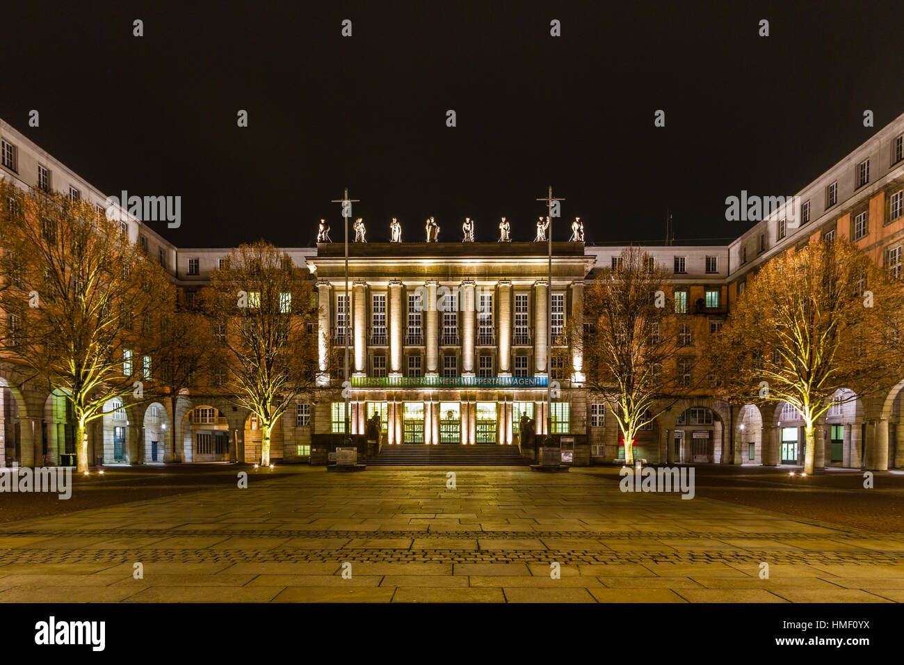 The town hall in Wuppertal Barmen, Germany Stock Photo - Alamy