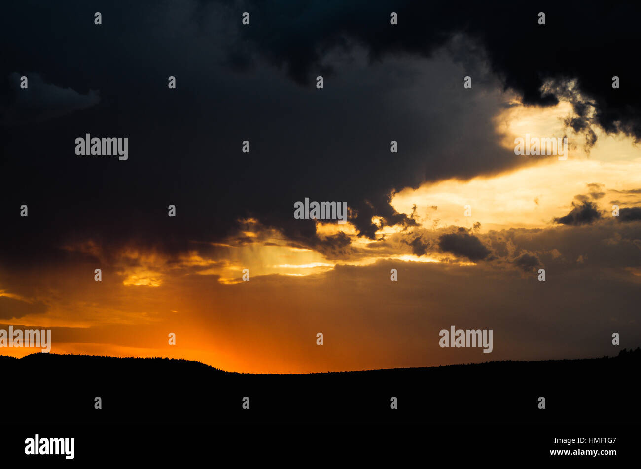 sunshine in table mountains Stock Photo - Alamy