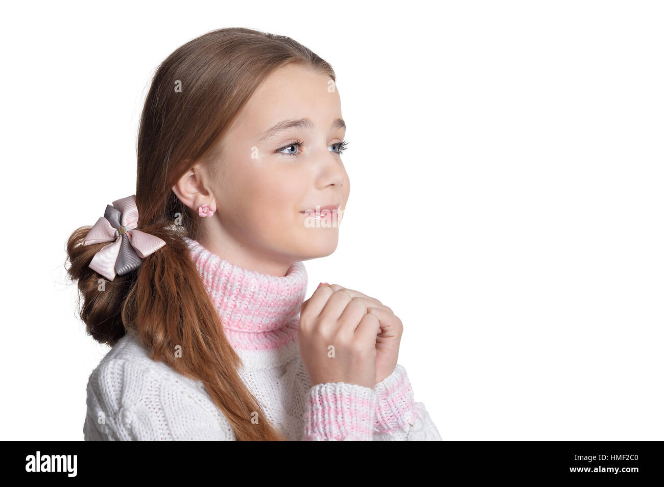 Little girl praying Stock Photo - Alamy
