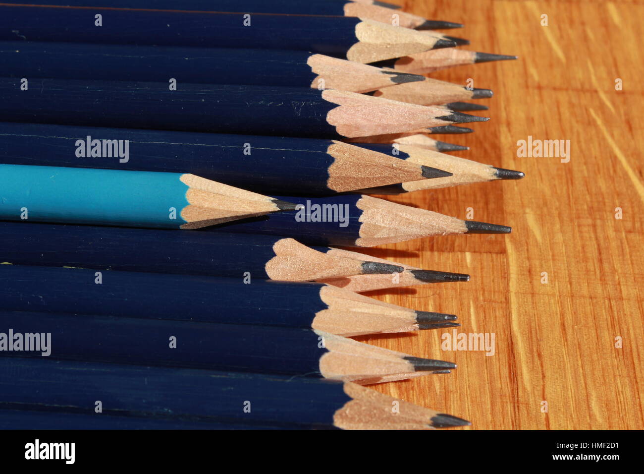 stack of sharp pencils Stock Photo - Alamy