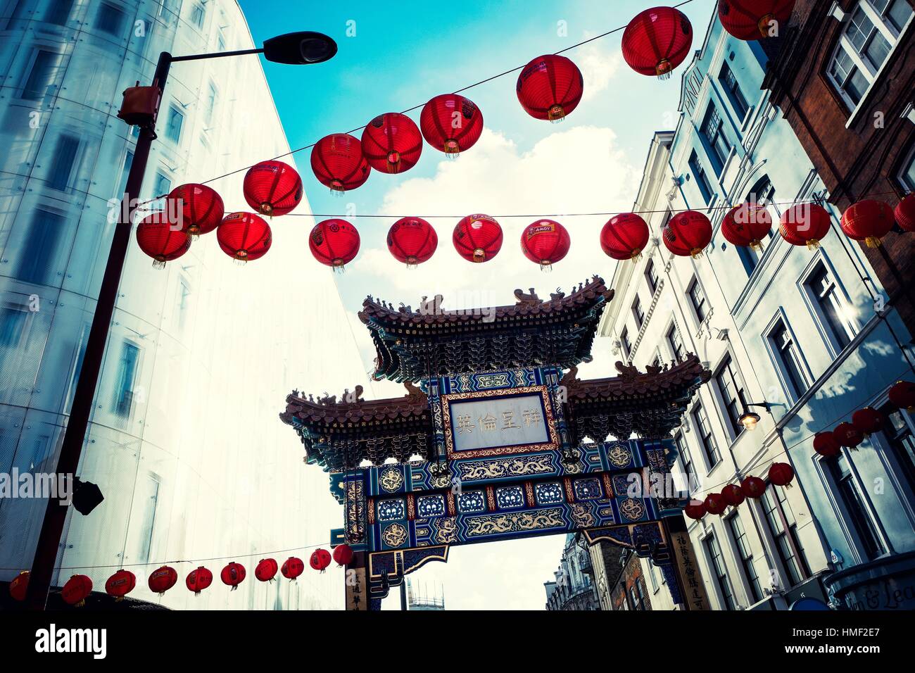 Chinese new year london gate hi-res stock photography and images - Alamy