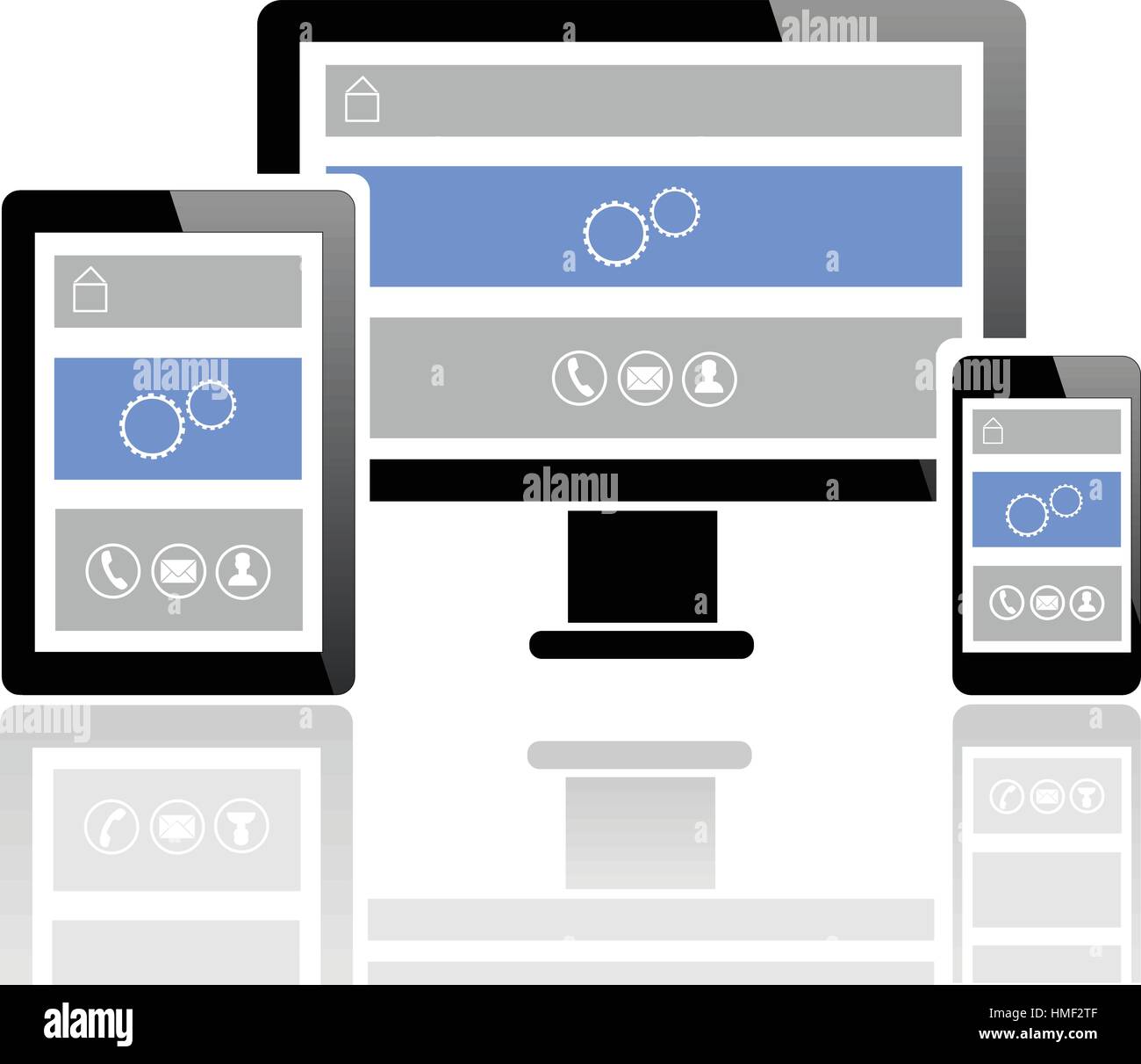 modern computer flat design Stock Vector Image & Art - Alamy