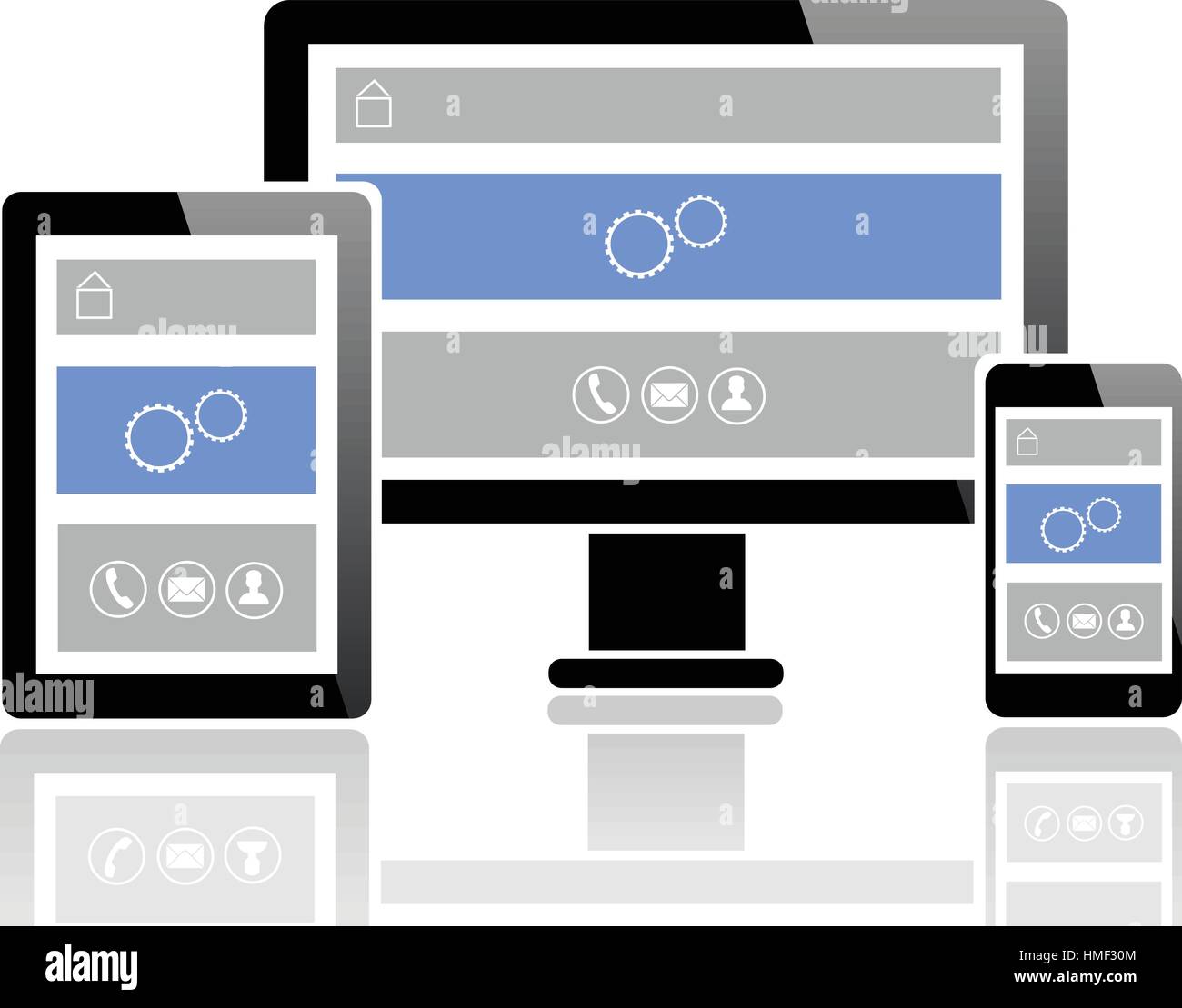 modern computer flat design Stock Vector Image & Art - Alamy