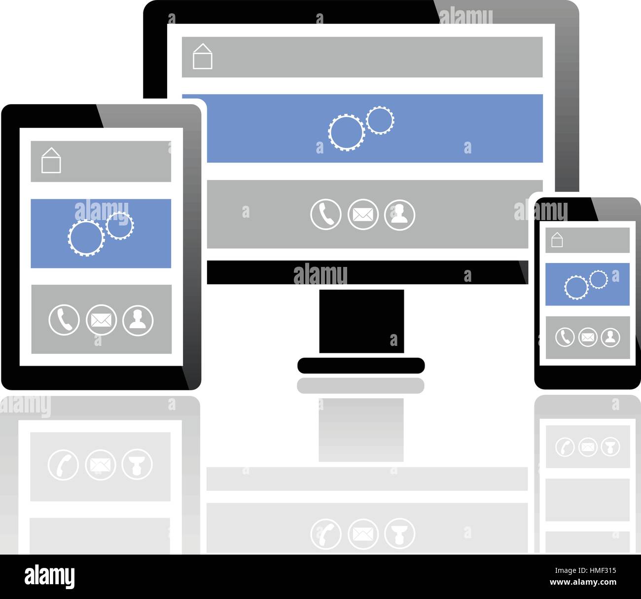 modern computer flat design Stock Vector Image & Art - Alamy