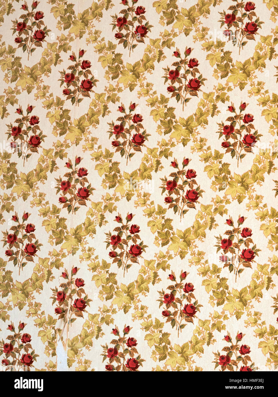 1960s Floral Wallpaper
