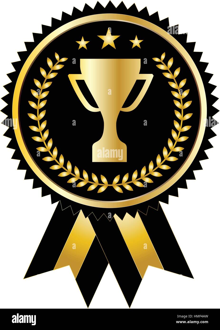 Winner cup emblem Stock Vector Image & Art - Alamy