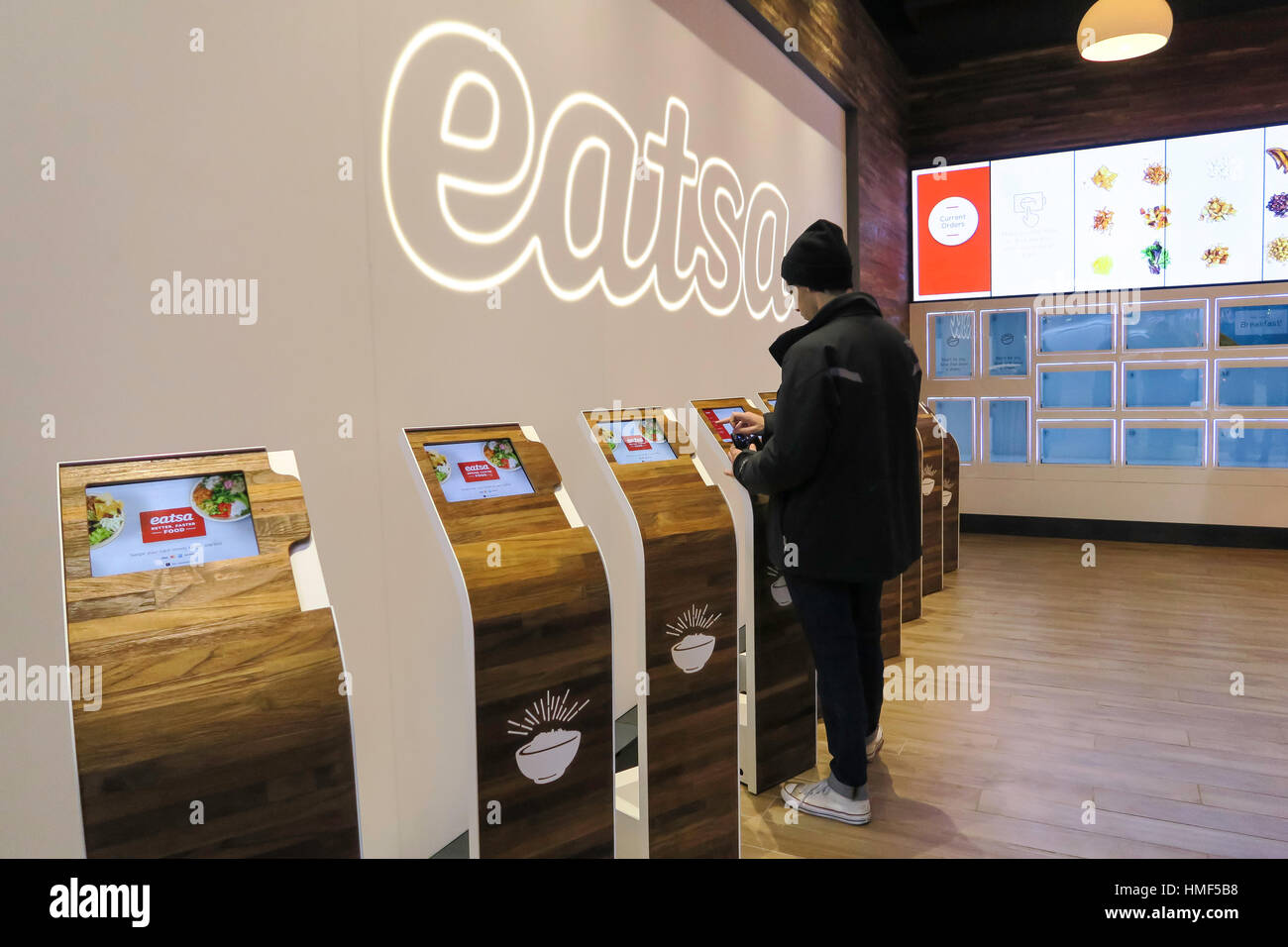 East Automated Restaurant, NYC, USA Stock Photo - Alamy