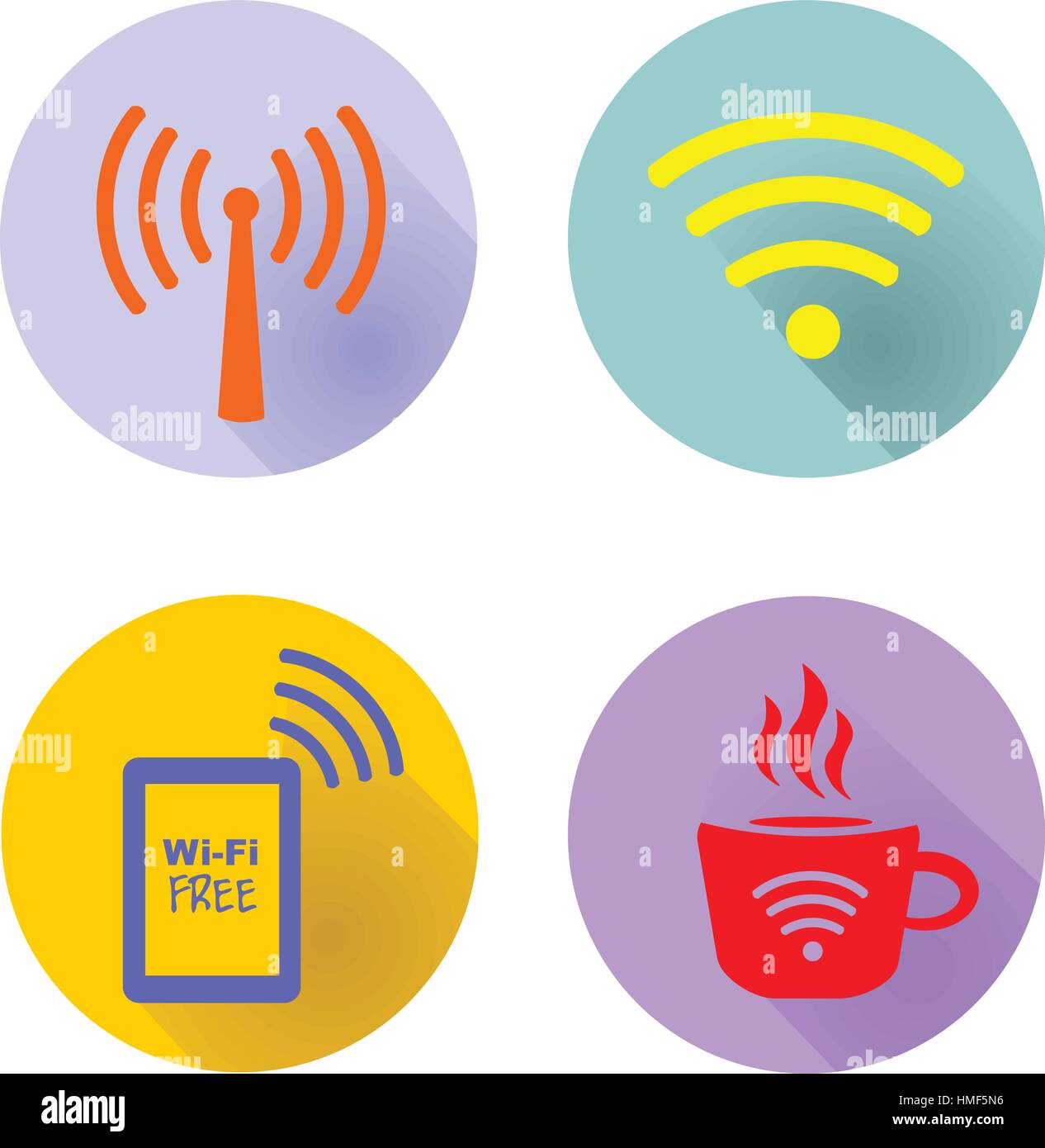 wi fi free Stock Vector Image & Art - Alamy