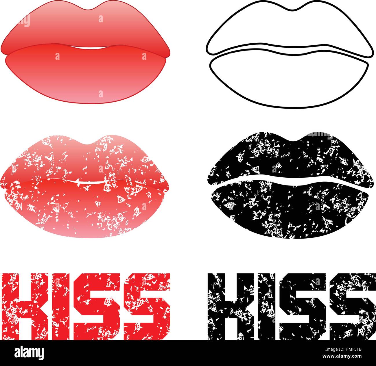 Girls kissing Stock Vector Images - Alamy