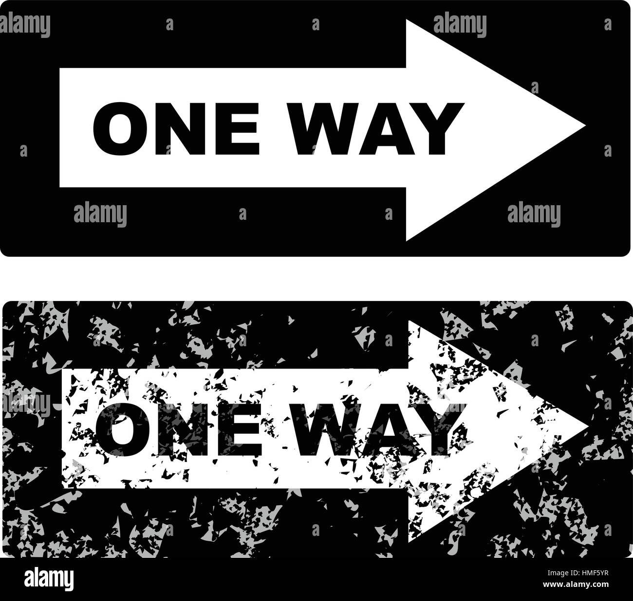 one way icon Stock Vector Image & Art - Alamy