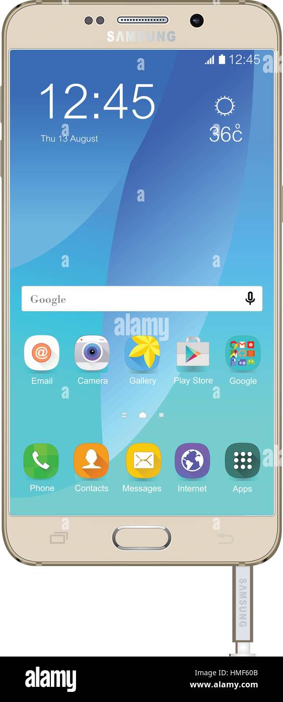 Samsung galaxy Stock Vector Images - Alamy